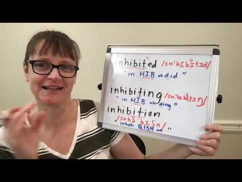 How to Pronounce Inhibit, Inhibited, Inhibiting and Inhibition