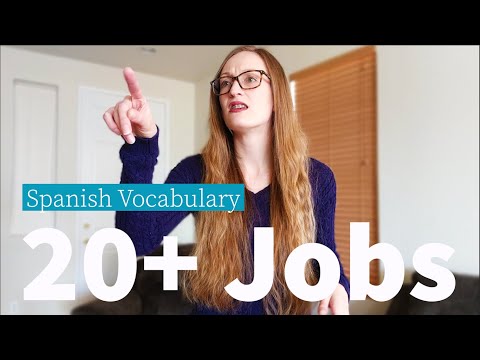 JOBS IN SPANISH: Jobs I've Had and How to Say Them in Spanish