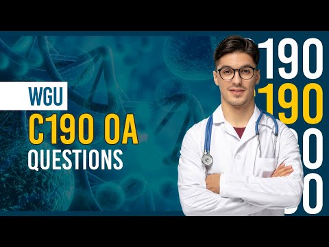 WGU C190 Introduction to Biology OA Practice Questions - Complete 50-Questions Exam Guide 2025