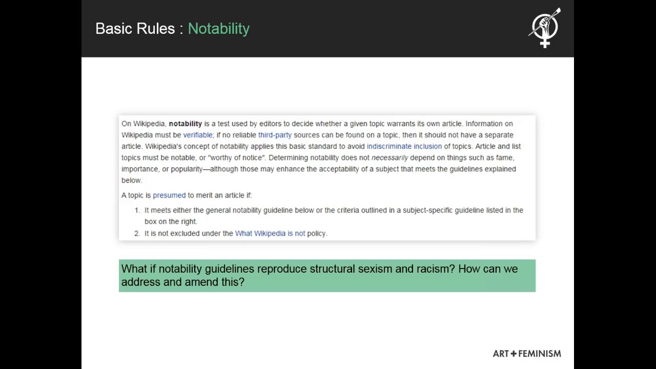 Beginner Training - Basic Rules of Wikipedia editing