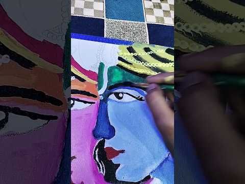 draw radhe krishna panting TC ARTS CHANNEL SHORTS 😍🙏