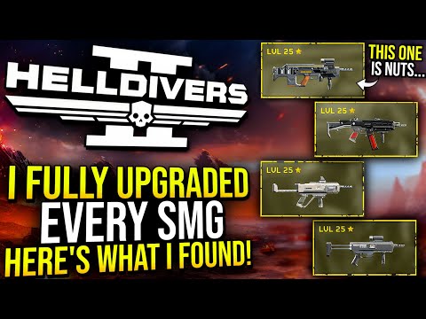 Helldivers 2 - I Fully Upgraded & Tested Every SMG at Level 25