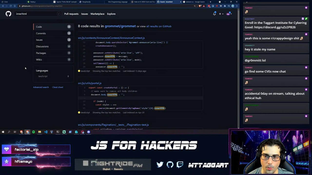 #ChillCode | JavaScript for Hackers