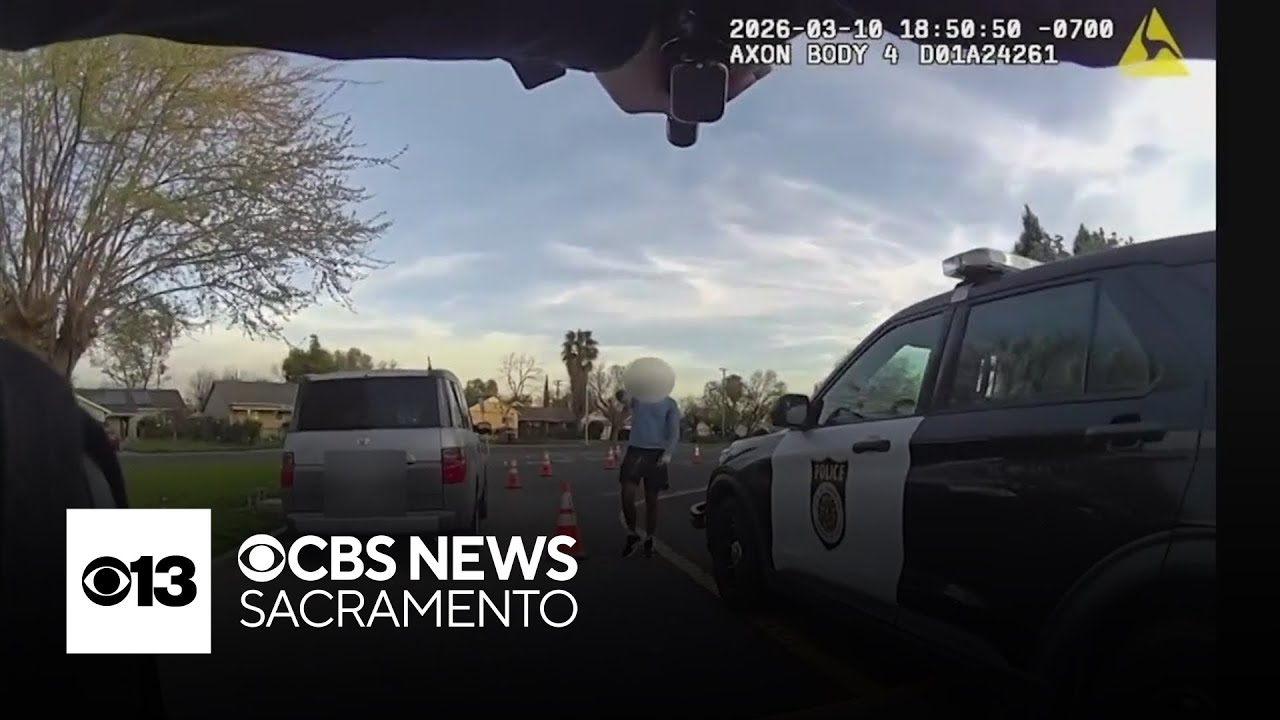 Police release video footage of officer shooting suspect near Sacramento school
