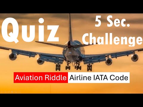 Can You Guess the Airline from Their IATA Code? | Aviation Riddle Challenge