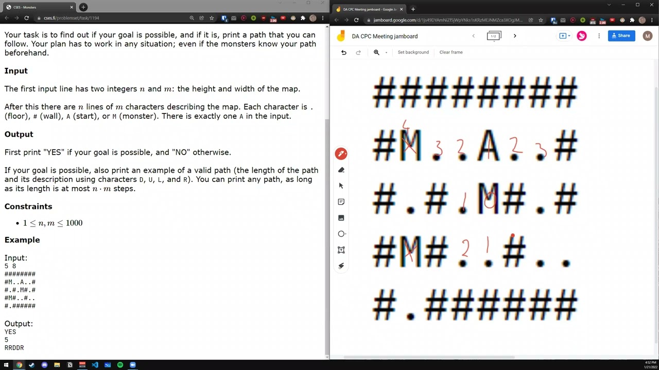 1-21 Practice with Multiple-Source BFS