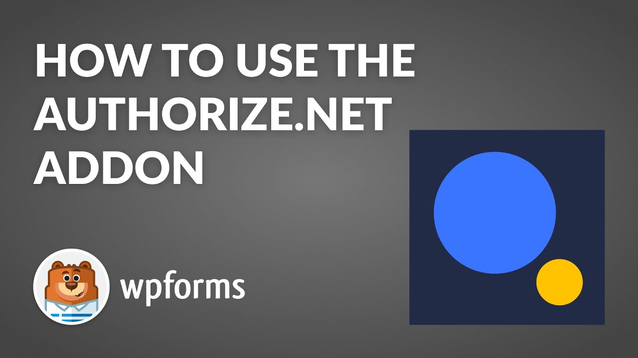 How to Use the Authorize.net Addon by WPForms (Easy WordPress Payments!)