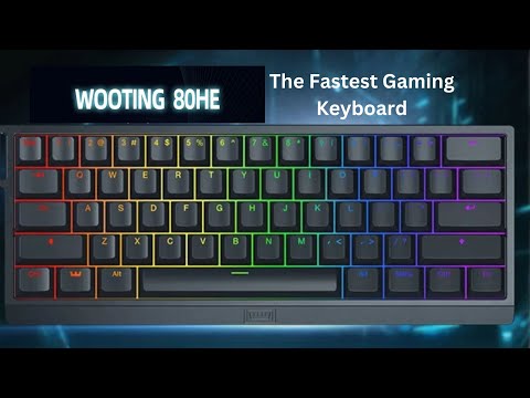 Wooting 60He & 80He The Fastest Gaming Keyboard with 8000Hz Polling & Magnetic Switches!