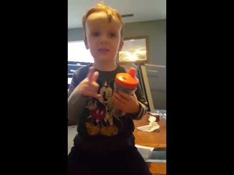Owen learning to say Loch Ness Monster.