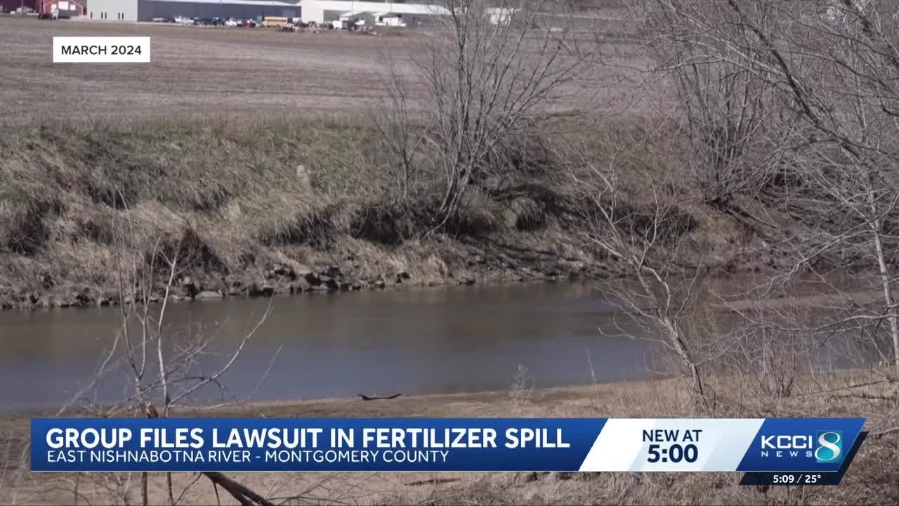 New Cooperative faces lawsuit over 2024 fertilizer spill in East Nishnabotna River