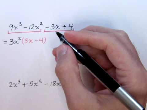 Factoring by Grouping
