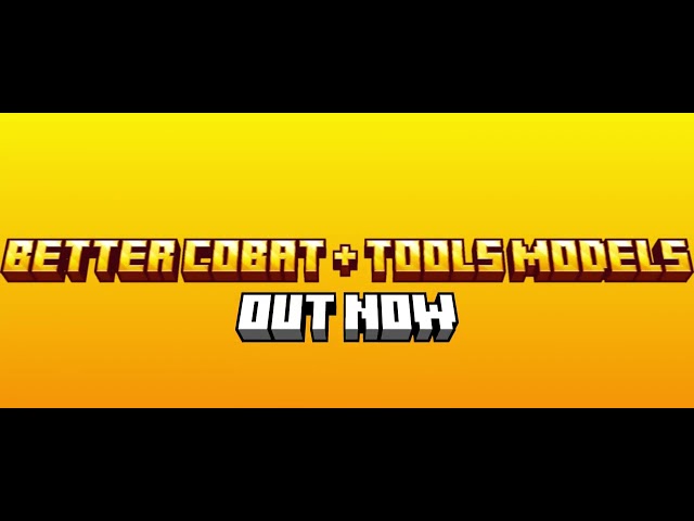 Better Combat + Tools Models (3D item Models) Minecraft Texture Pack