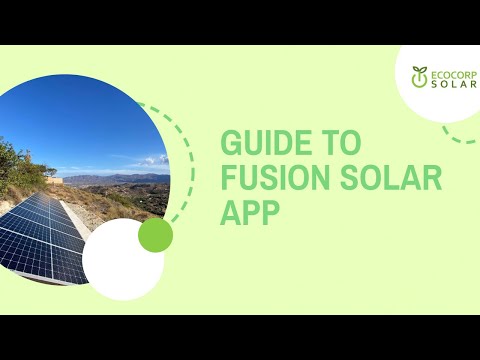 User Guide to Fusion Solar App