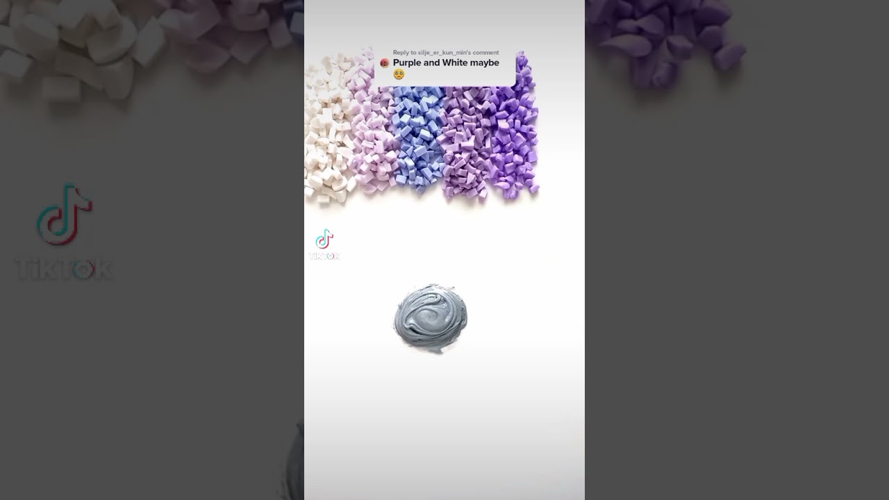 polymer clay earring tutorial - purple and white marble effect with silver foil