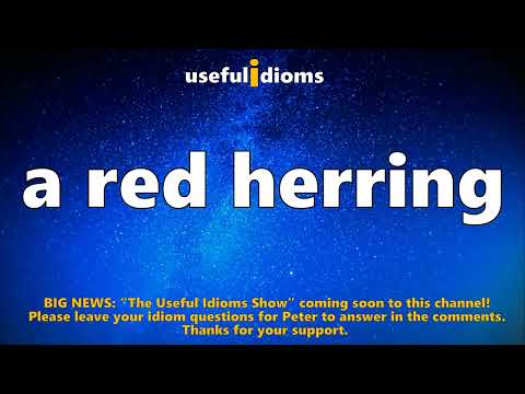Useful Idioms 385: A red herring