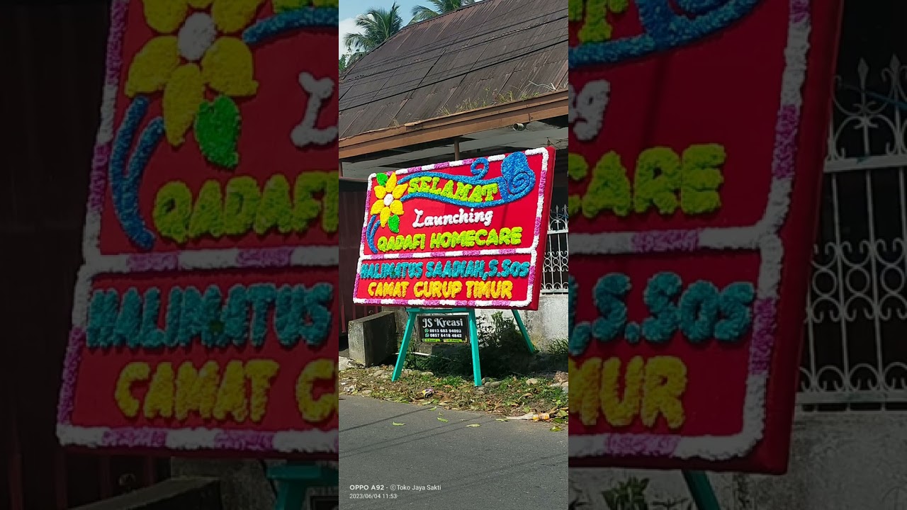 Papan Bunga Ucapan Untuk Launching / Grand Opening