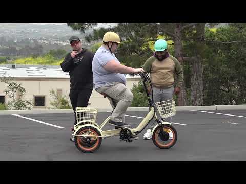 ELECTRIC TRICYCLE for Heavy Adults! OVER 200lbs You Need This! Smallest, Lightest, Powerful ETrike
