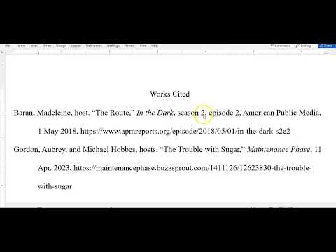 How to Cite Podcast Episodes MLA Works Cited