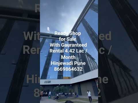 Commercial Shop for Sale with fixed long term rental income Hinjewadi pune 8669864632