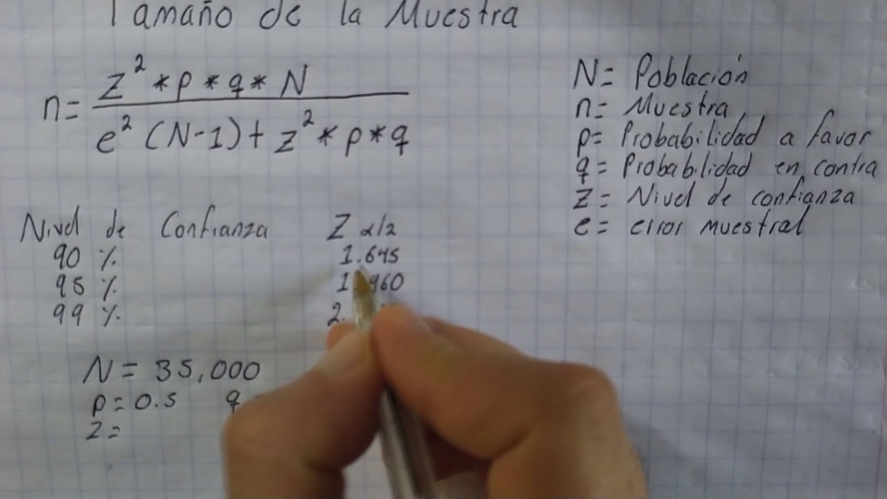 DETERMINACIÓN DEL TAMAÑO DE MUESTRA