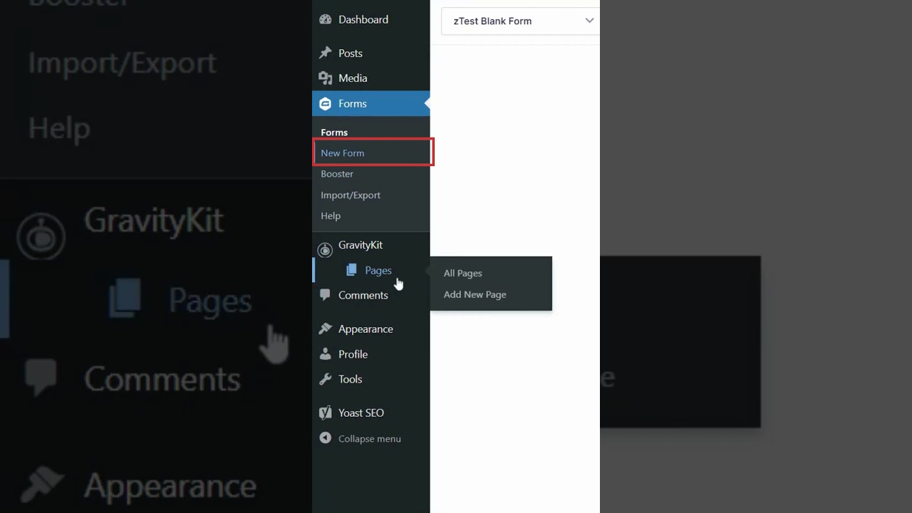 Introduction to Gravity Forms