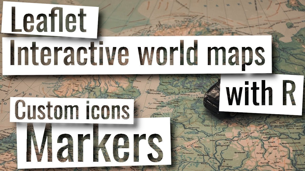 Leaflet and R - Markers with custom icons
