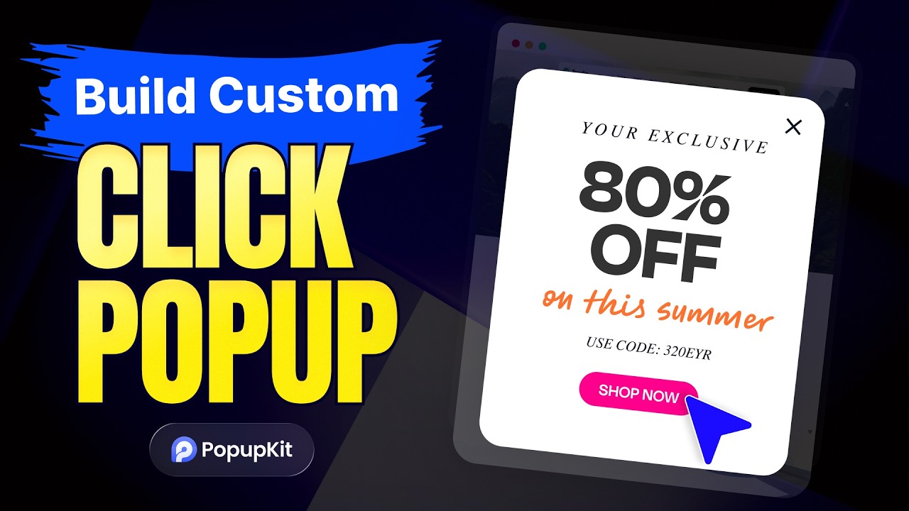 Create Click Trigger Popup for Button with PopupKit