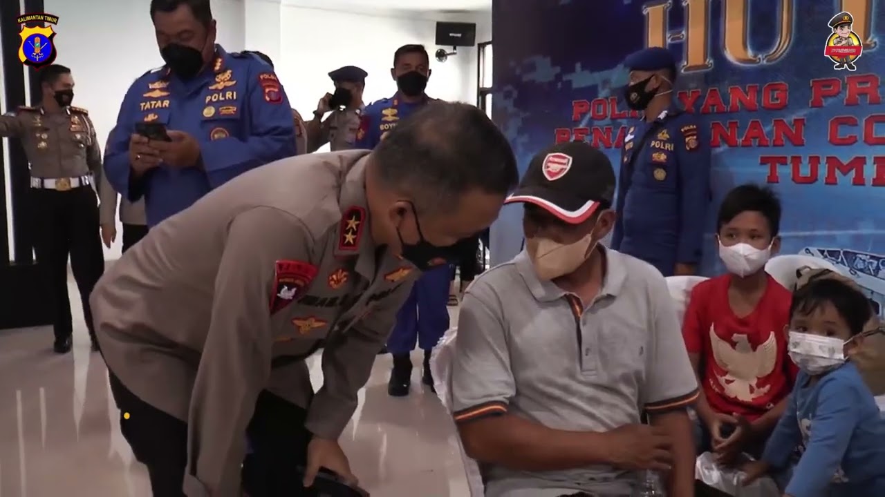 Kapolda Tinjau Pelaksanaan Vaksinasi Booster di Mako Ditpolairud Polda Kaltim