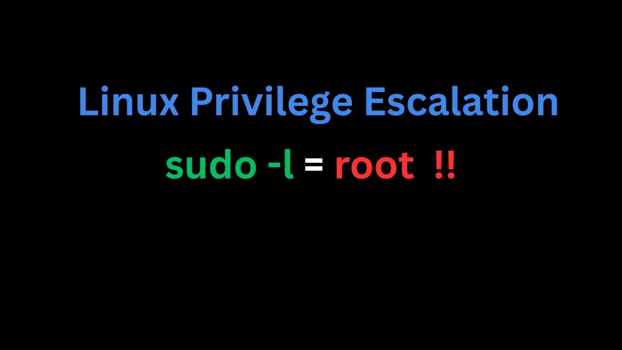 Linux Privilege Escalation using sudo -l | Easy GTFOBins Tutorial