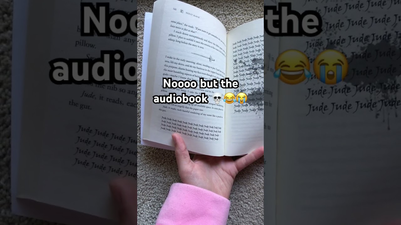 The cruel Prince audiobook 😅💀 #booktube #bookworm #reading #trending #fyp #viral #recommended