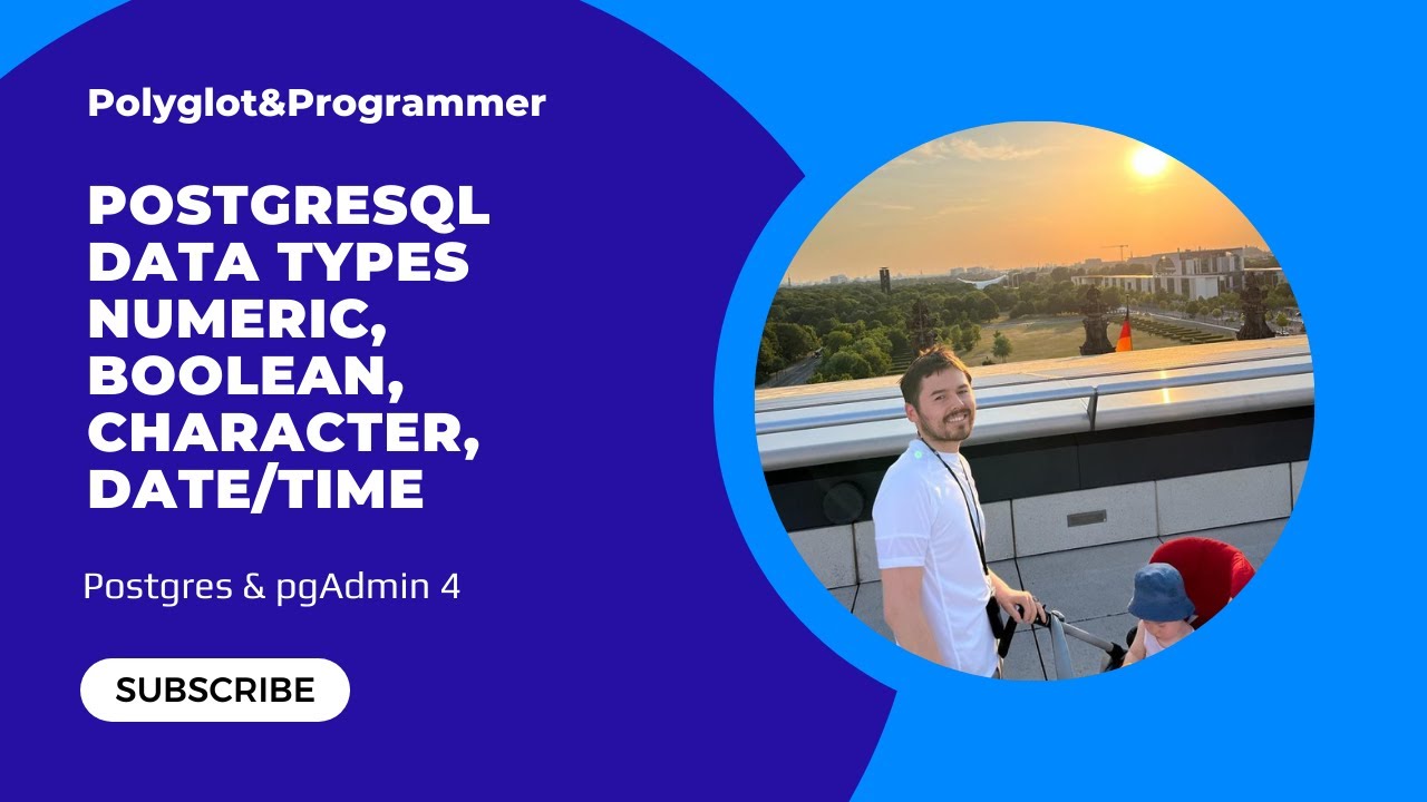 Postgresql data types: numeric, boolean, character and more