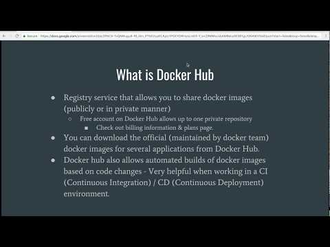 Docker Hub, Official Docker Images and Automated Builds on Docker Hub