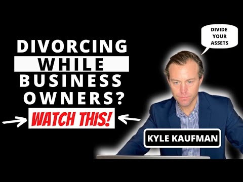 When co-owners of a business divorce, what should you do?