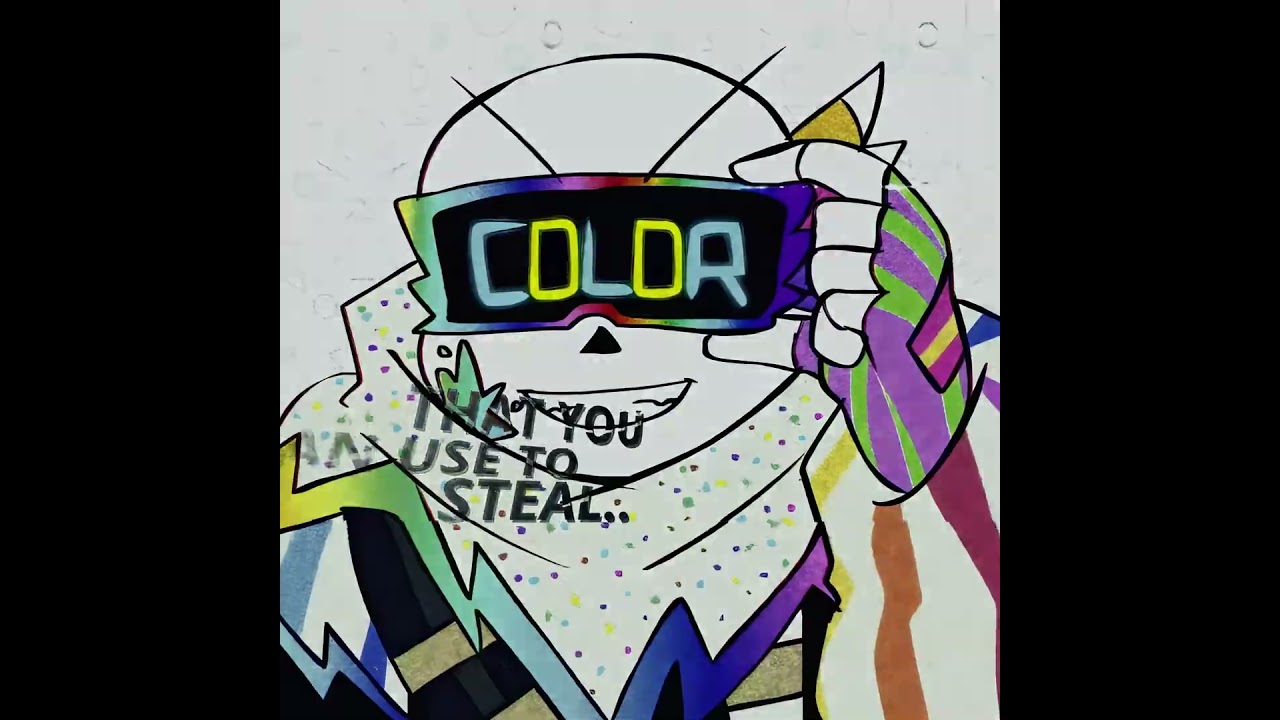 Fresh Ink Sans Edit || FRESH INK'S C.A.R.E || Song: DYSTOPIA
