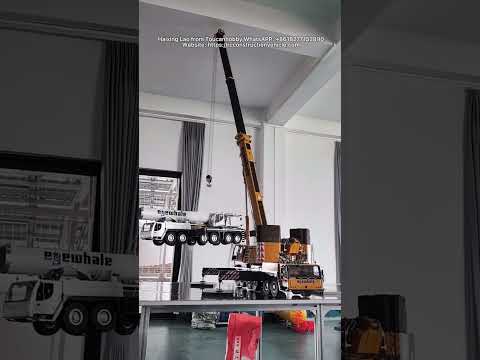 T WON'T STOP THE LTM1350 RC HYDRAULIC CRANE FROM SUCCESSFULLY LIFTING ANOTHER ONE OF THEIR MATES#RC