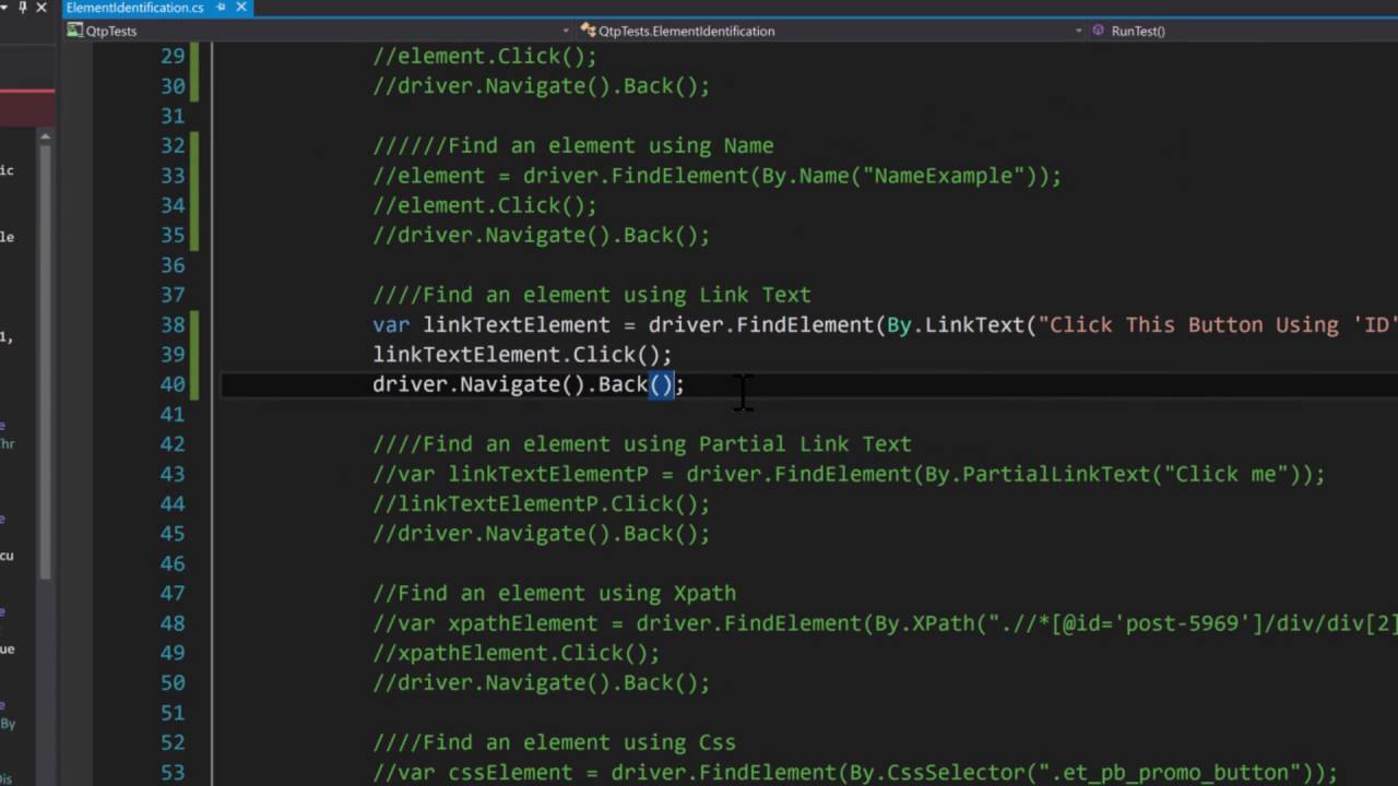 12 how to use partial link text to identify an element in selenium