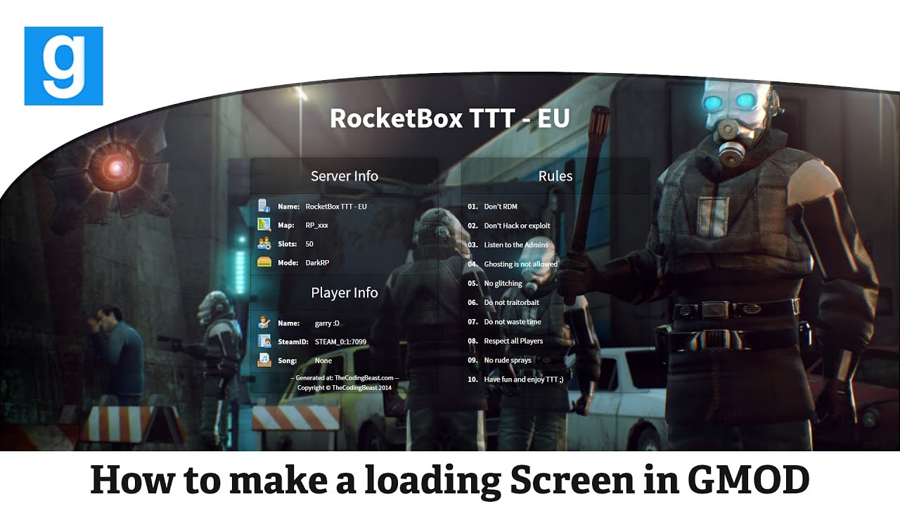 Garry's Mod :: How to create a loading screen