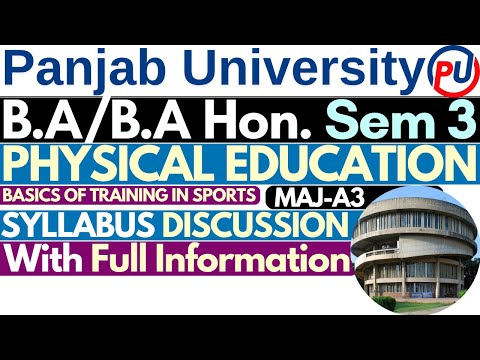 Complete Syllabus Breakdown: Basics of Training in Sports | Semester 3 | Physical Education Major