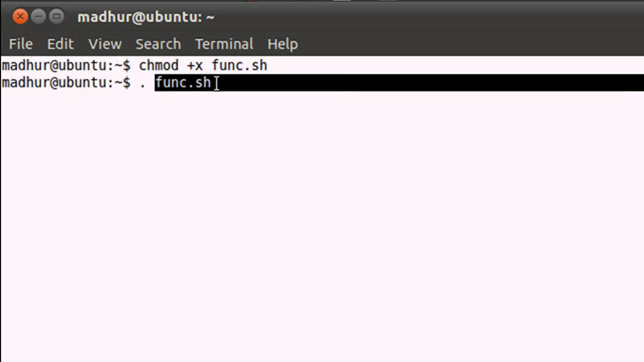 Shell Scripting Tutorial-60: Create Your Own Commands Using Functions