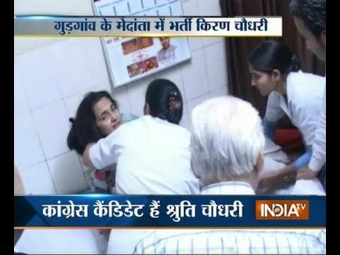 Stones pelted on Haryana minister Kiran Chaudhary