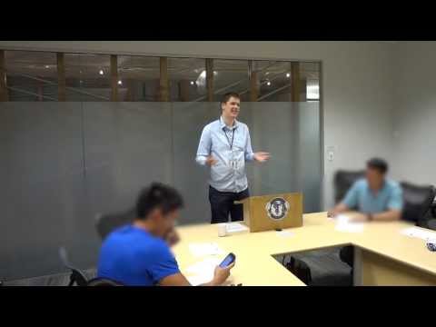 Toastmasters Sergeant at Arms example - Geoff Peters at Best Run Toastmasters in Vancouver BC Canada