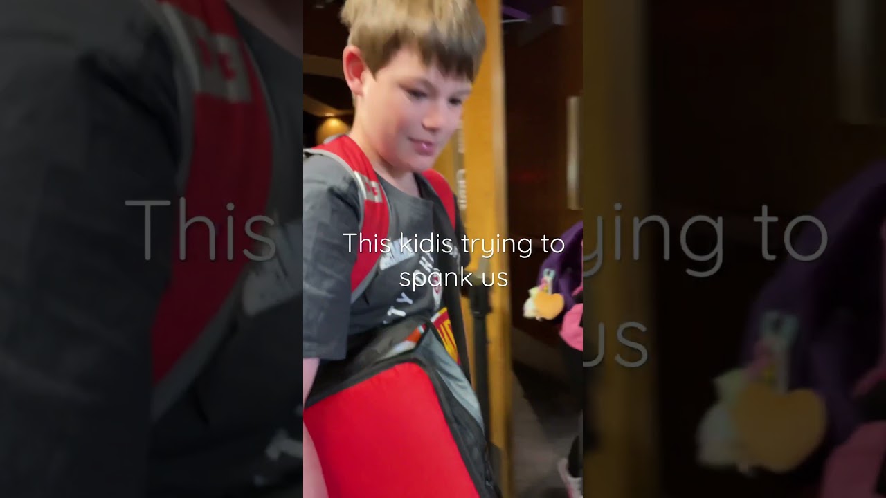 This kid is trying to spank us