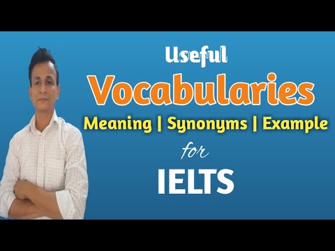 Synonyms for IELTS I Repeated words in IELTS # band 9 vocabularies