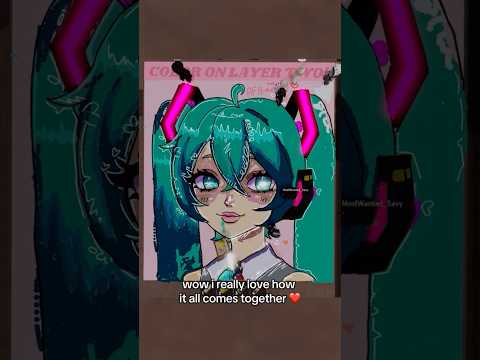 miku is so cute !! #hatsunemiku #vocaloid #miku #roblox #art #robloxspraypaint #digitalart