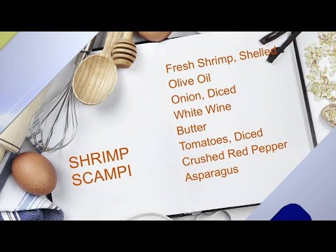 Daytime Kitchen: Shrimp Scampi Ingredients
