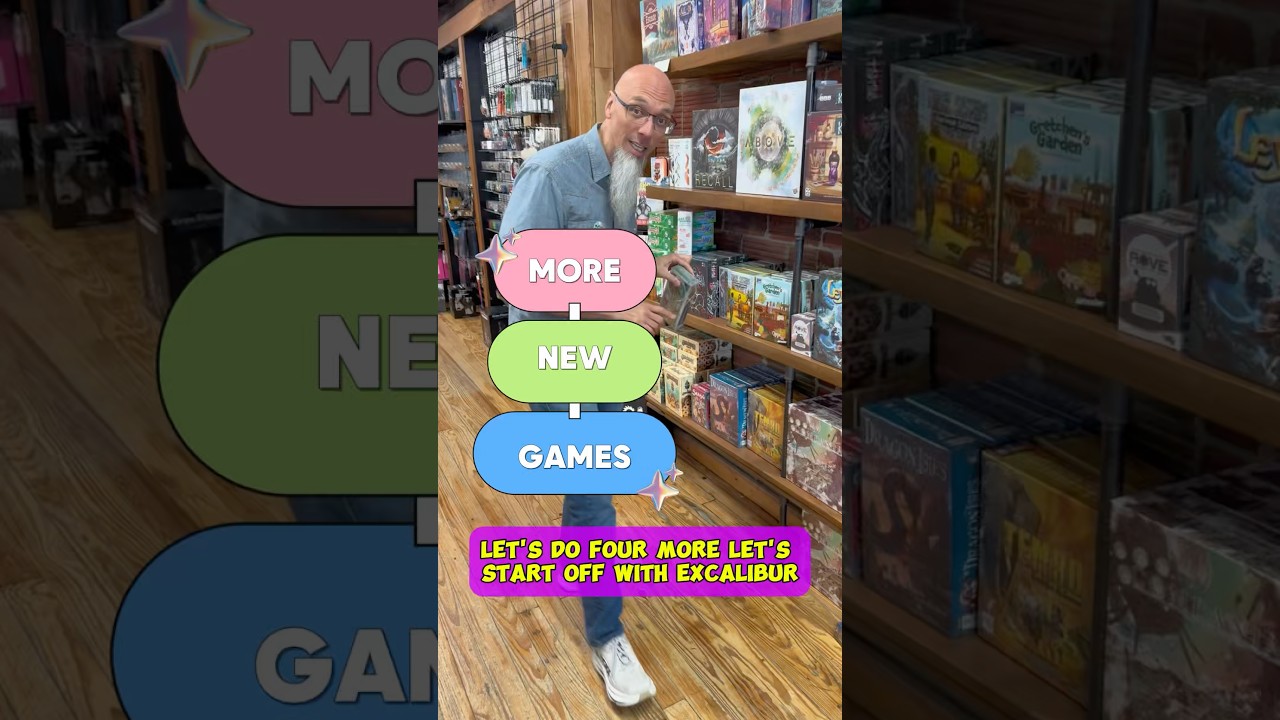 Why settle for 4 new releases when there’s more? #boardgames