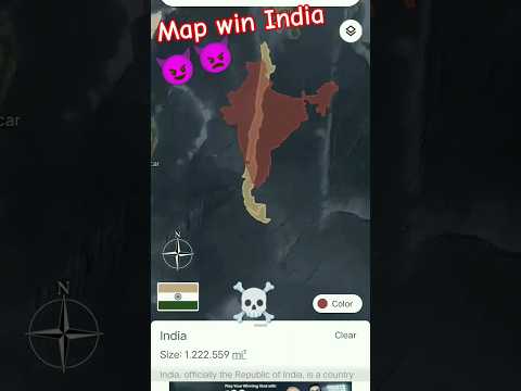 India๐ฎ๐ณ VS chili๐จ๐ฑ map size comparison| map win India| india is Sigma| #world map #map #100kview