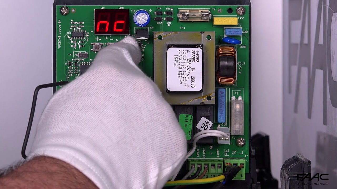 740D Control Unit - Second Level Programming