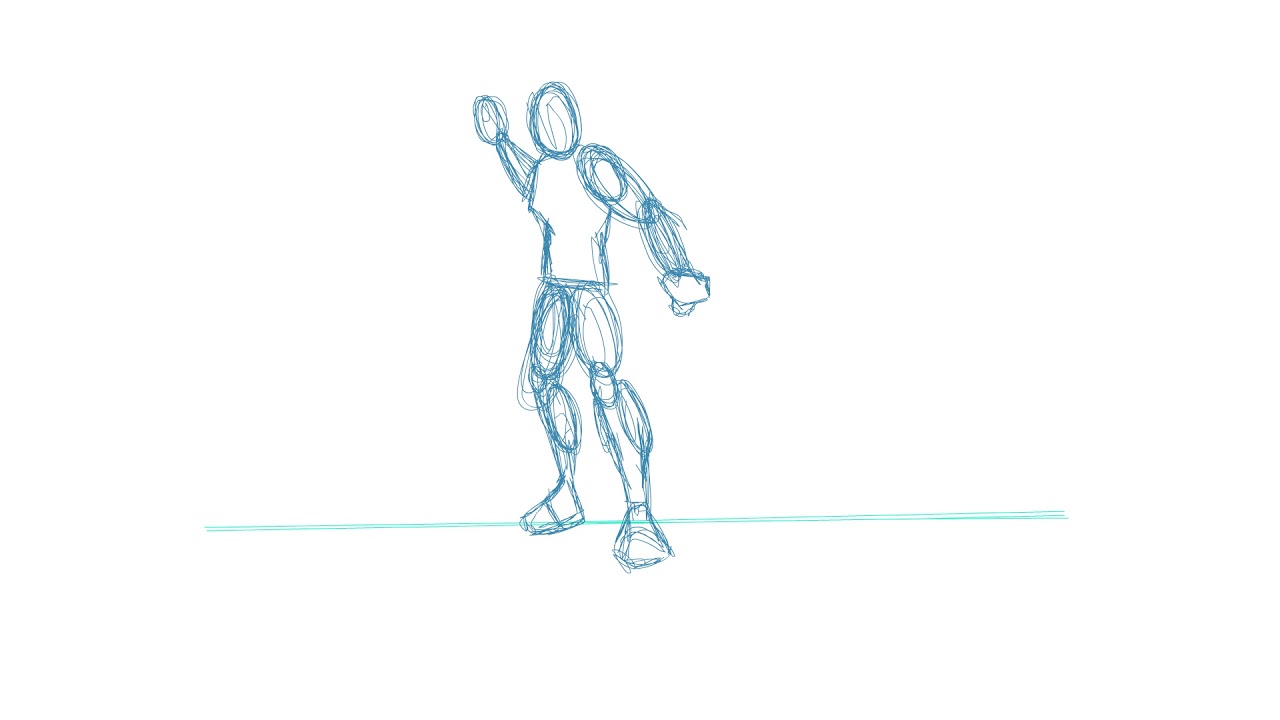 Practicing Animation - Baseball throw