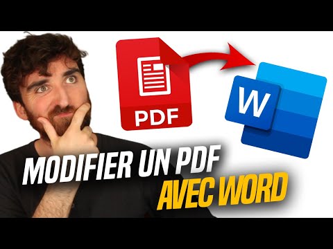 Comment modifier un PDF dans WORD ? 🤔